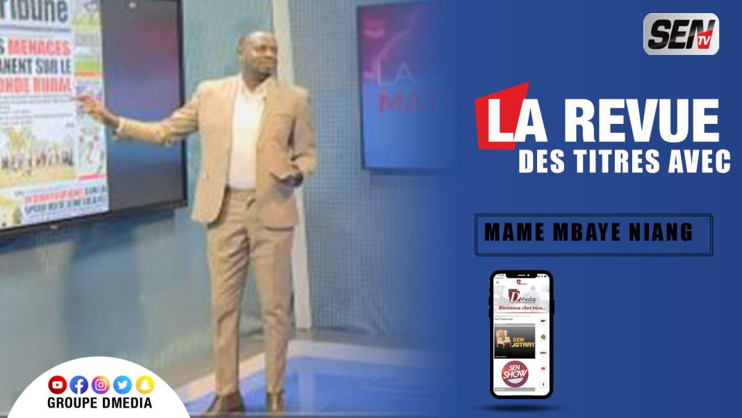 Revue Des Titres Wolof De Zik Fm Du Lundi 13 Janvier 2025 Avec Mame